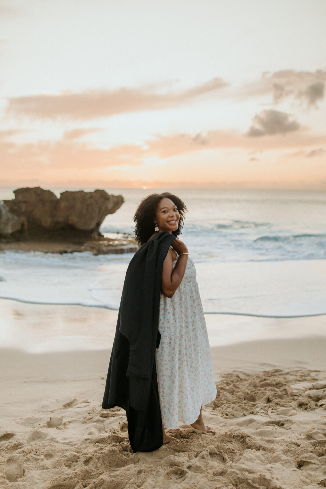 Sunset Beach Graduation Portraits in Oahu, Hawaii | Showit Blog